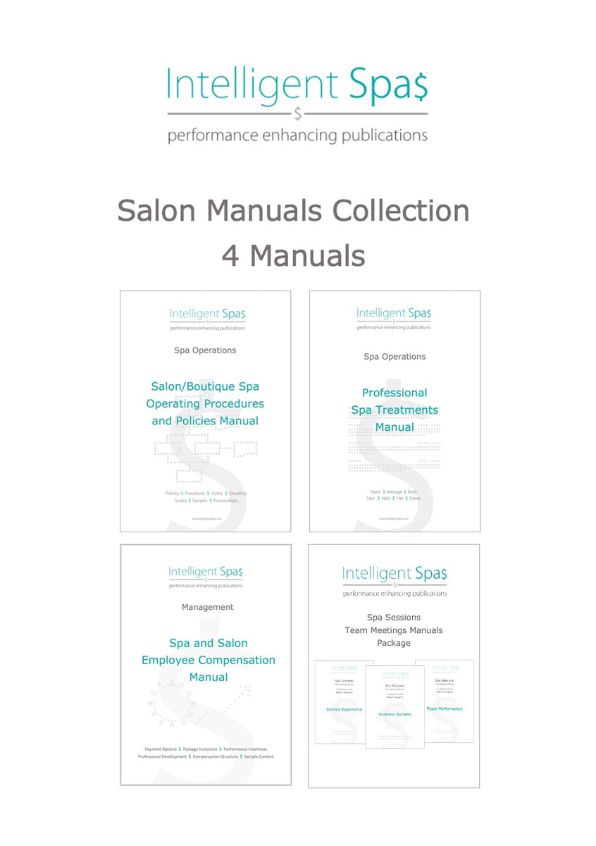 Package: Salon Manuals Collection - 4 Manuals – Intelligent Spas Pte Ltd
