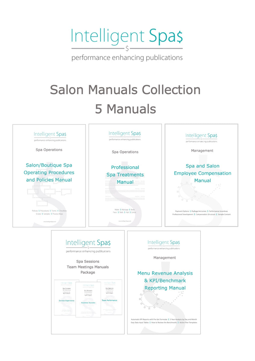 Package: Salon Manuals Collection - 5 Manuals – Intelligent Spas Pte Ltd