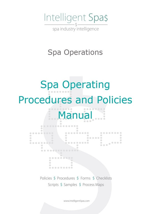 Spa Operating Procedures and Policies Manual – Intelligent Spas Pte Ltd