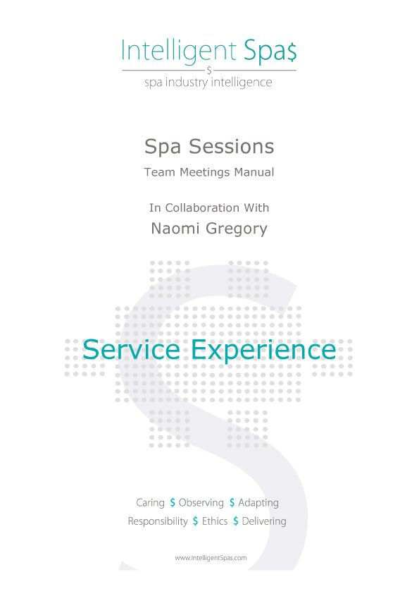 Spa Sessions Team Meetings Manual Service Experience – Intelligent Spas ...